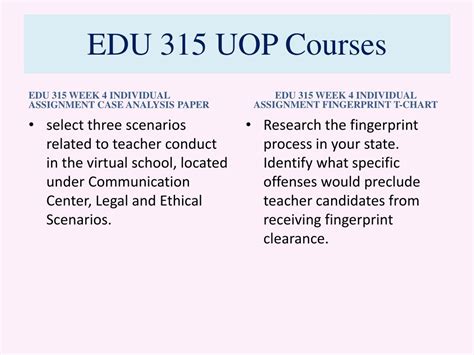 Ppt Edu 315 Uop Courses Uoptutorial Powerpoint Presentation Free