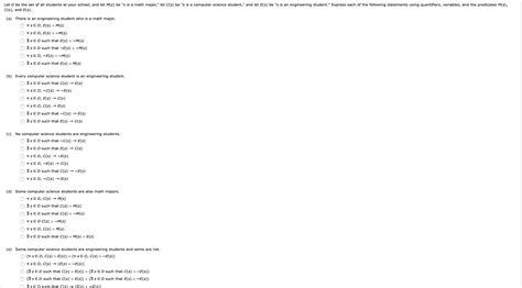 Solved Let D Be The Set Of All Babes At Your Babe And Chegg Com