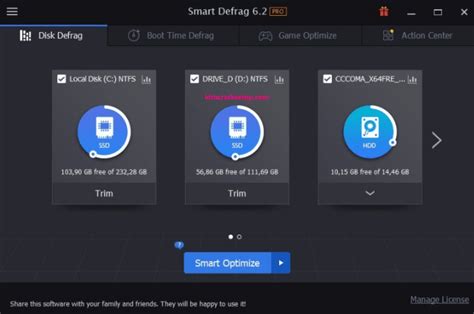 Optimize Drives Defrag