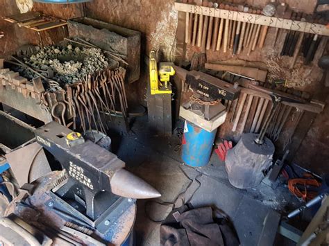 Perfect Size Forge Set Up Rblacksmithforge
