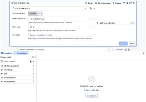 pdf text extraction transform failing ask the community palantir