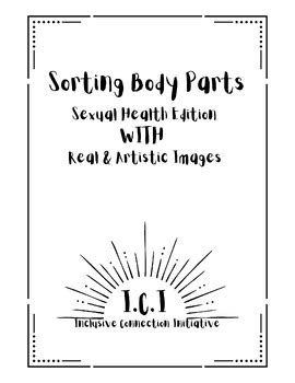 Sorting Body Parts Sexual Health Edition W Real Images TPT