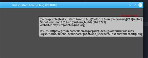 Custom Tooltip Placement Bug When Using Makecustomtooltip · Issue 39677 · Godotenginegodot