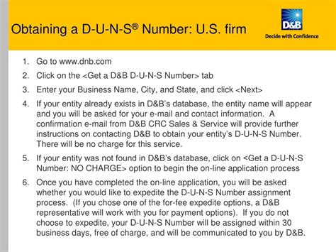 Ppt The Dun And Bradstreet Data Universal Numbering System Powerpoint