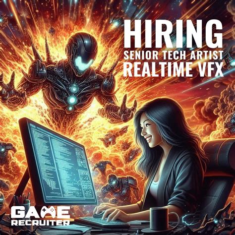 Techartist Realtimevfx Gamedevjobs Artisticadventure Hiring