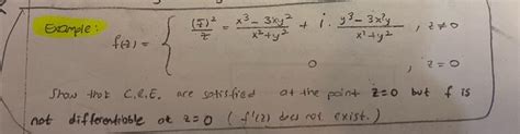 Solved Theory Of Complex Functionsplease Show That Cauchy Chegg