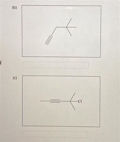 solved write the iupac name of each compound b c