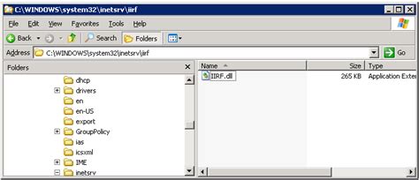 Installation Of Url Rewriting Module Iirf For Iis6iis7url Rewrite