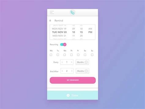 20个日期选择器UI设计欣赏 设计之家