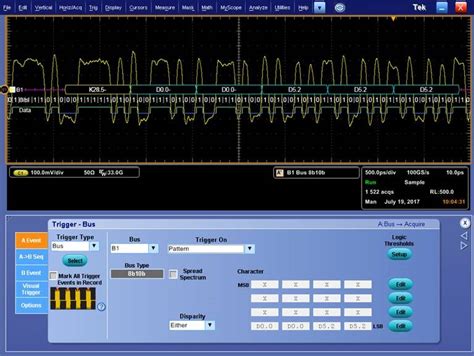 Understanding Serial Trigger And Decode Software For Dpo70000sx Scopes Tektronix