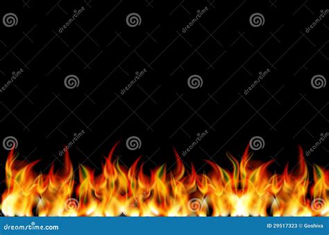 Realistic Fire Vector Stock Vector Illustration Of Clean 29517323