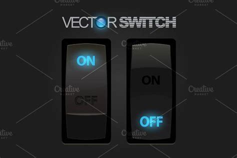 Cool Realistic Toggle Switch