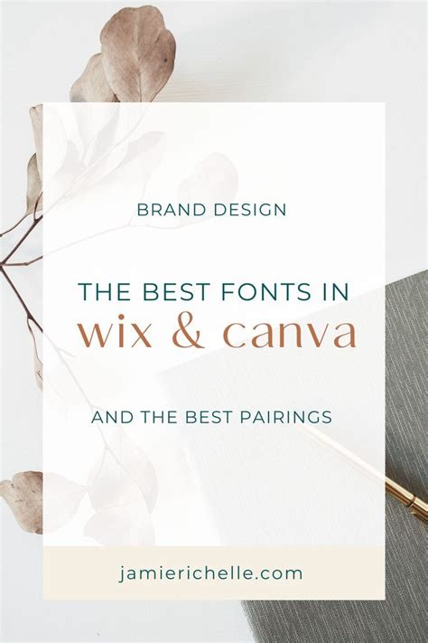 The Best Wix And Canva Fonts