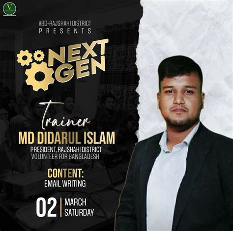 Md Didarul Islam On Linkedin Next Gen Soft Skill Based Training Organised By Volunteer For
