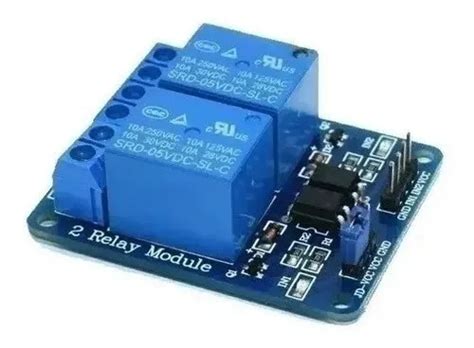 5 X Módulo Relé 2 Canais 5v Low Level Optoacoplado Arduino Parcelamento Sem Juros