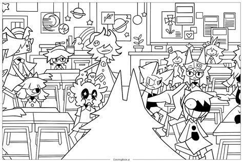 커비 색칠하기 페이지 무료 Pdfandpng 인쇄 가능