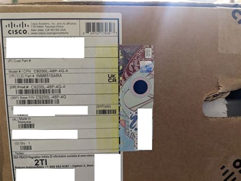 Cisco Systems C9200L 48p 4G A Catalyst 9200L 48 Port Ethernet Switch Network Switch And