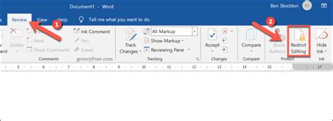 How To Protect Parts Of A Word Document From Editing