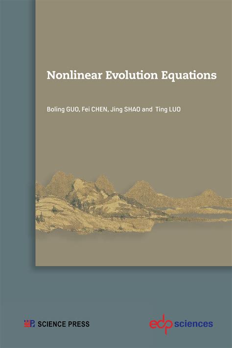 Nonlinear Evolution Equations Boling Guo Fei Chen Jing Shao Ting