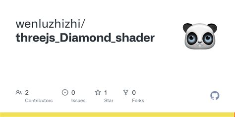 Github Wenluzhizhithreejsdiamondshader