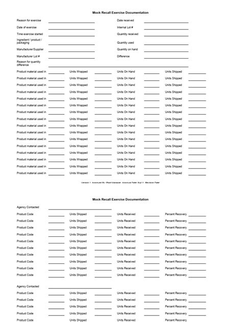 Mock Recall Exercise Documentation Pdf Mock Recall Exercise Documentation Pdf