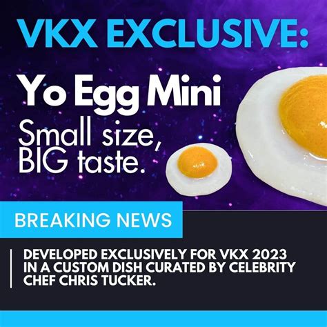 Yo Egg To Unveil Exclusive Plant Based Quail Sized Egg At The Vkind Experience Vkx 2024