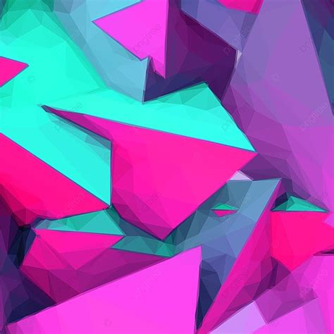 Abstract Background With Colorful Blue And Purple Triangular Shapes Graphic Triangle Abstract