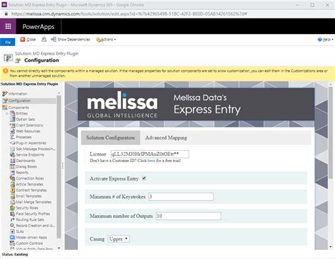 Dynamicsexpress Entrycustom Mapping Melissa Wiki