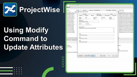 Lesson 6 Using Modify Command To Bulk Update Document Attributes Youtube