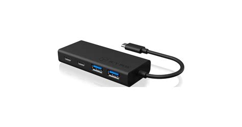 Icy Box Ib Hub1426 Cpd Usb 3 2 Gen 1 3 1 Gen 1 Type C 5000 Mbit S Negro Hub Usb Negro Usb 3