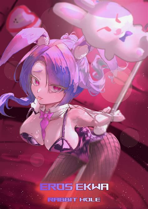 Hatsune Miku And Eros Ekwa Rabbit Hole And 1 More Drawn By Mowjing