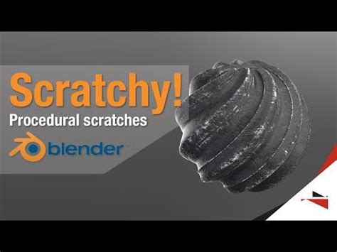 Blender Tutorial Procedural Scratches Blender d Zbrush Modélisation d