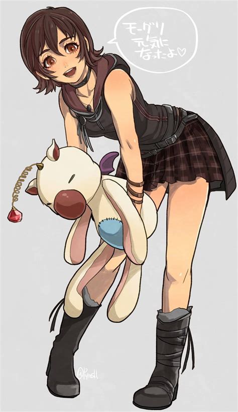 Moogle And Iris Amicitia Final Fantasy And More Drawn By Payu Pyms Danbooru