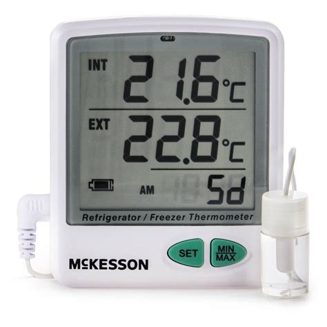 Mckesson Datalogging Refrigerator Freezer Thermometer