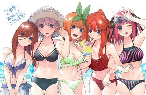 nakano nino nakano miku nakano yotsuba nakano itsuki and nakano