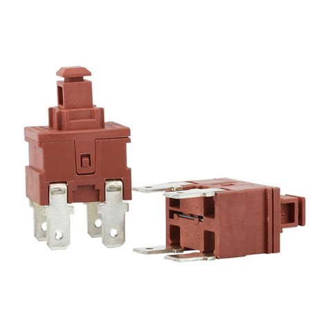 Ip67 Level 250v Max Voltage 3a 6a Max Current Self Locking Push