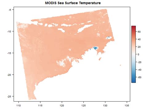 R Reprojection Oceancolor Data In Raster Stack Overflow