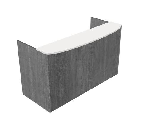 Grey Reception Desk Officestock