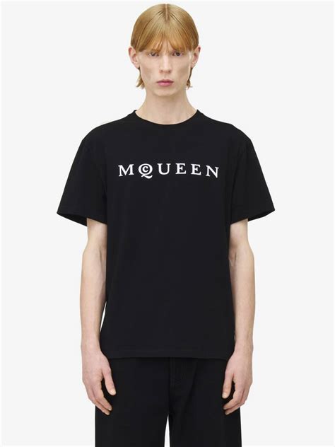 Mens Mcqueen T Shirt In Black Alexander Mcqueen Us