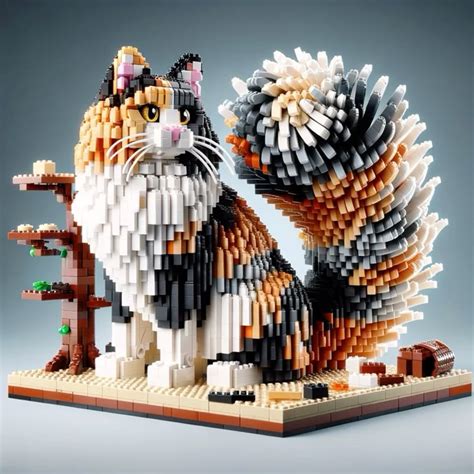 Norwegian Forest Cat Lego Set Designed By Emma Cappa In 2024 Lego
