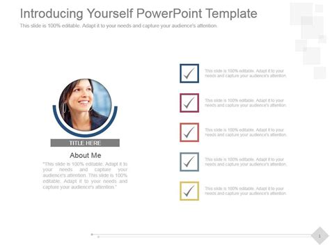 Introduce Yourself Powerpoint Template Free Printable Templates Free