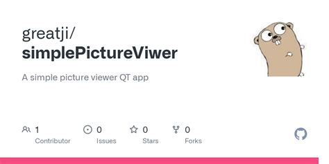 Github Greatji Simplepictureviwer A Simple Picture Viewer Qt App