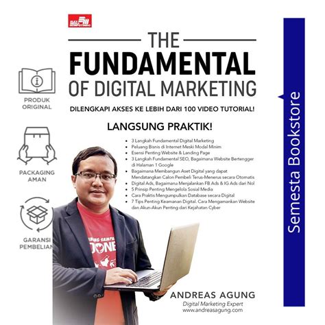 jual the fundamental of digital marketing buku ori elex shopee