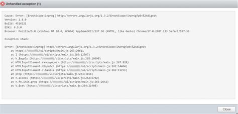 Unhandled Exception Logging Into Esxi 65 Host Client Virtubytes