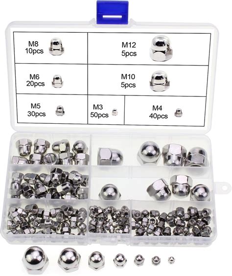Mechanical Equipment Fasteners Hex Acorn Cap Nuts For Electronic