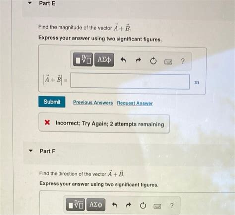 Solved Part C Find The Magnitude Of The Vector B M Chegg