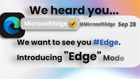 Introducing Microsoft Edge Mode Concept Idea Youtube