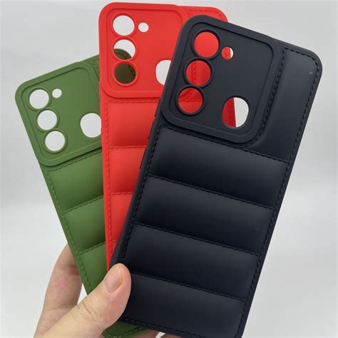 Tecno Spark 8c Spark Go 2022 Down Jacket เคสโทรศัพท์ สีพื้น กันกระแทก เคสป้องกัน Shopee Thailand