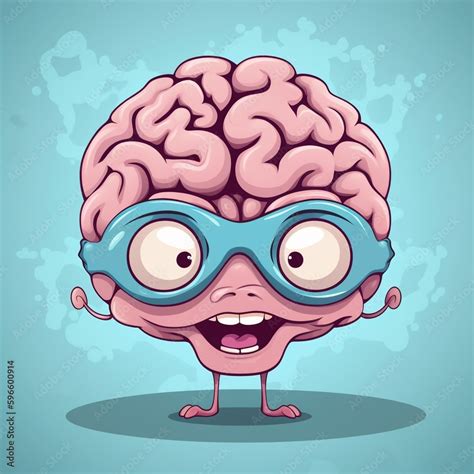 Cartoon Brain Injury With Concussion Stock Illustration Adobe Stock