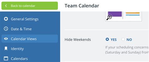 How To Hide Weekends